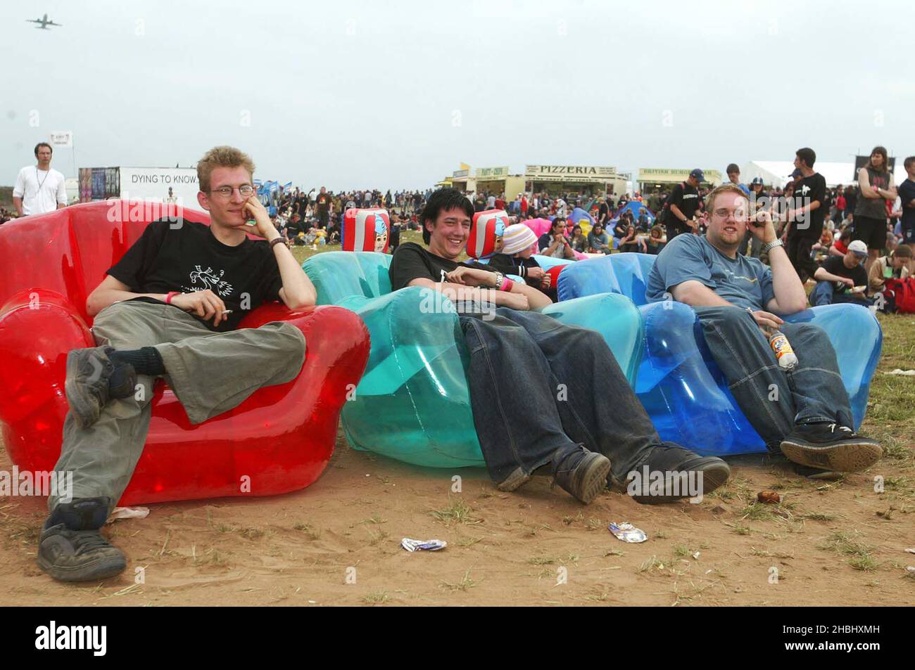 Stone Sour Crowd at the Download Festival Donnington. Full length Stock ...