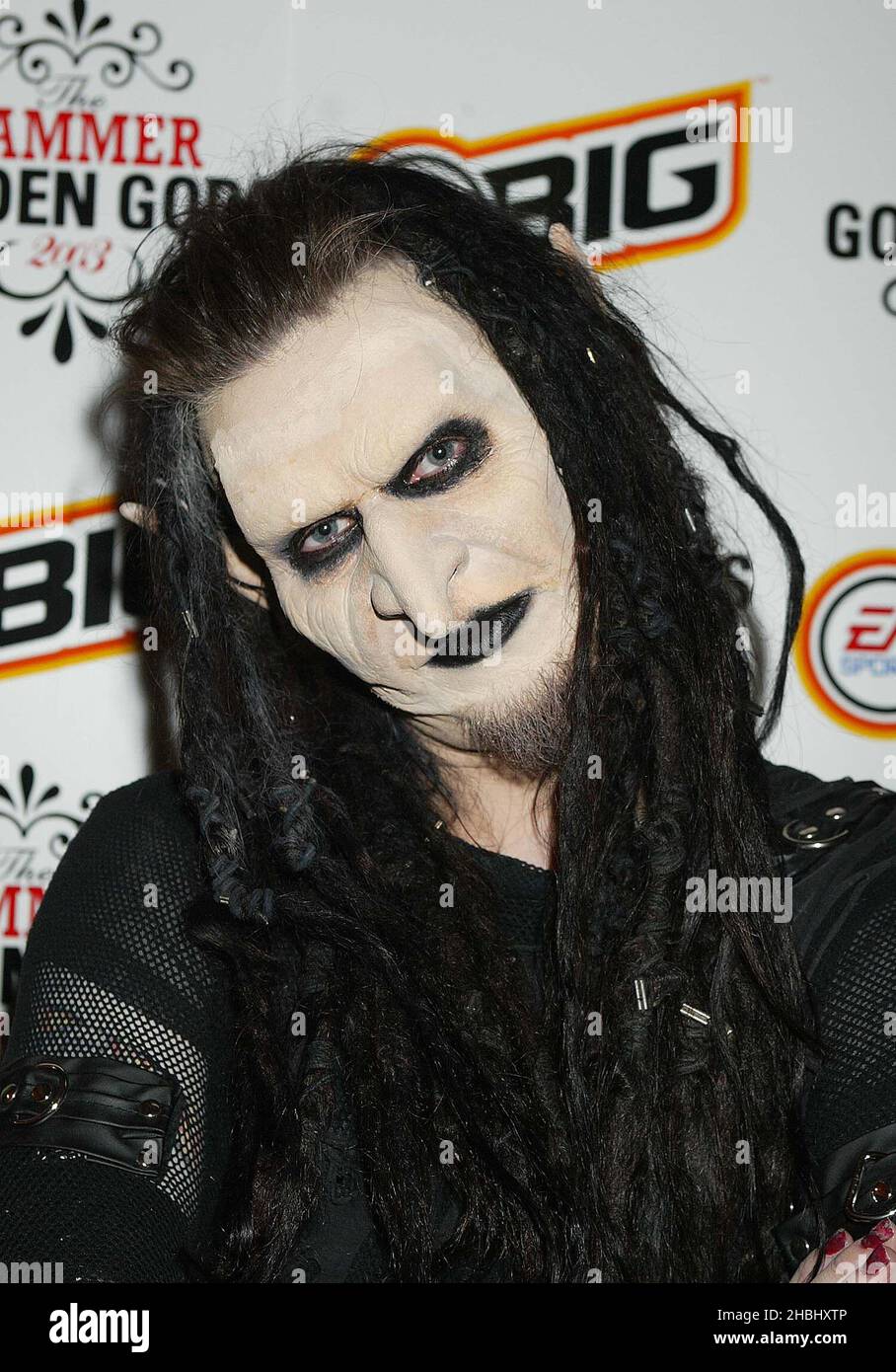 Mortis poses at the arrivals at the Metal Hammer Golden God Awards at ...