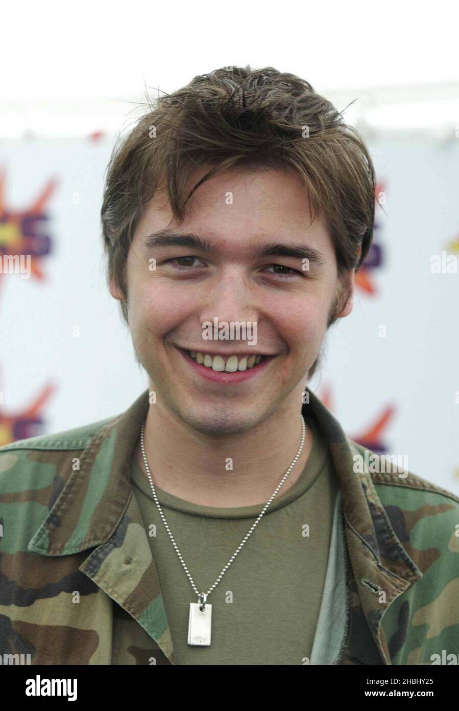 David Sneddon Fame Academy winner posed at the XS Festival Rivermead ...