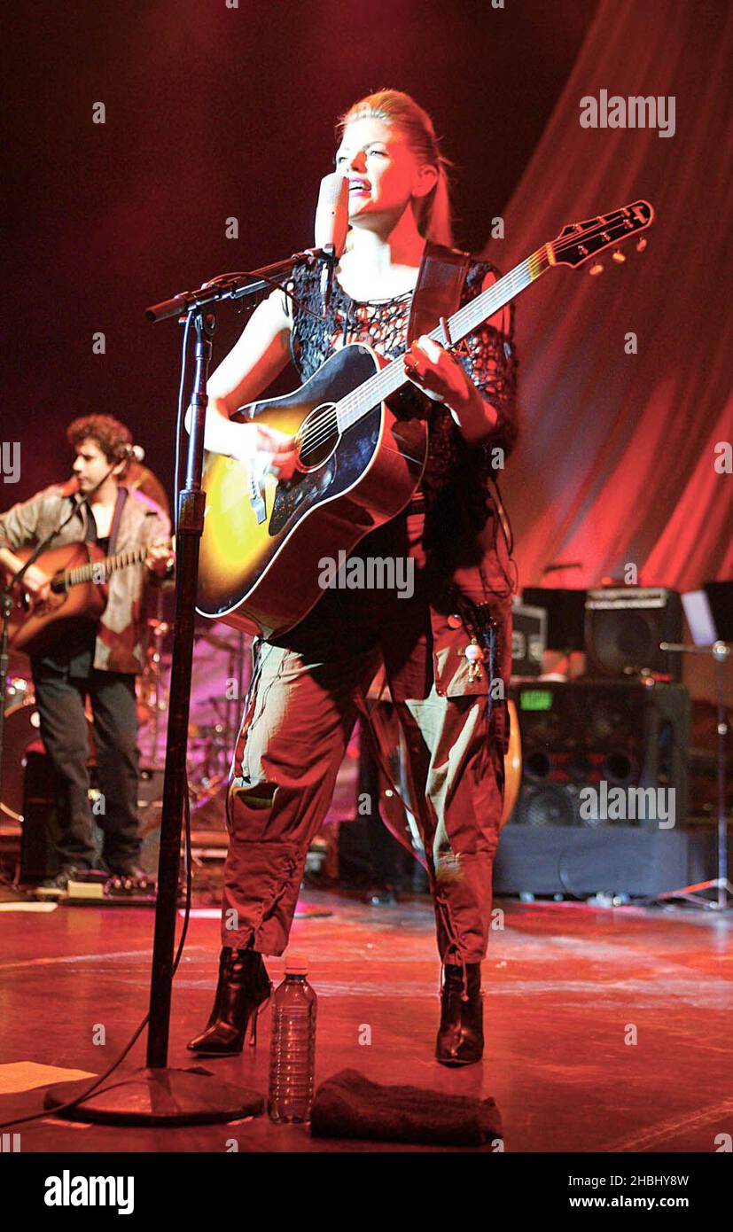Dixie Chics photographed performing live on stage at the Shepherds Bush ...