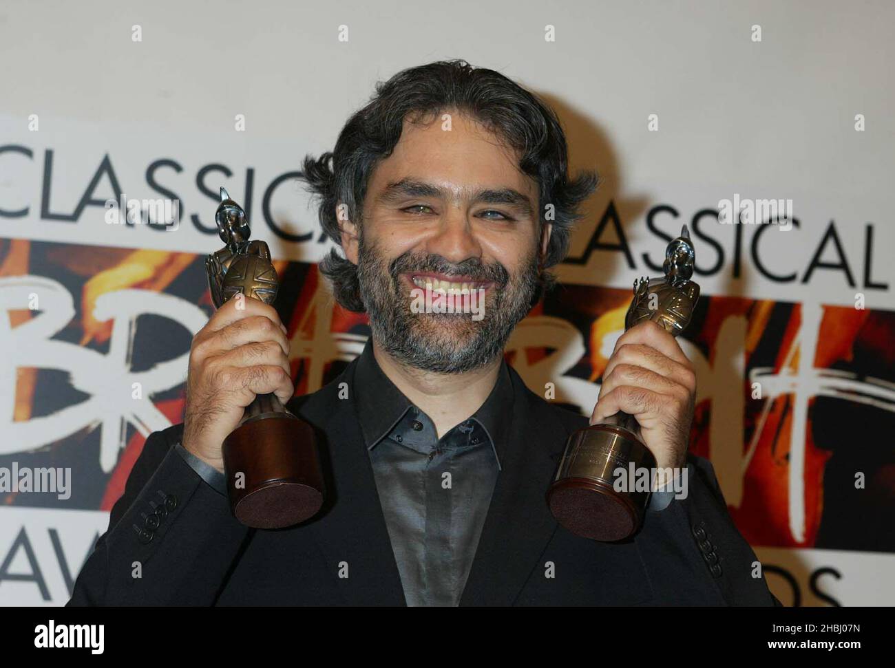 Andrea bocelli classical brit awards hi-res stock photography and ...