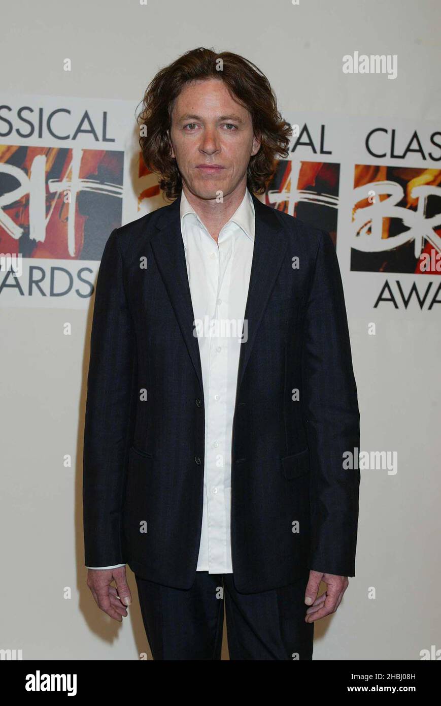 Dominic Miller (Sting's guitarist) arrival at the Classical Brit Awards ...