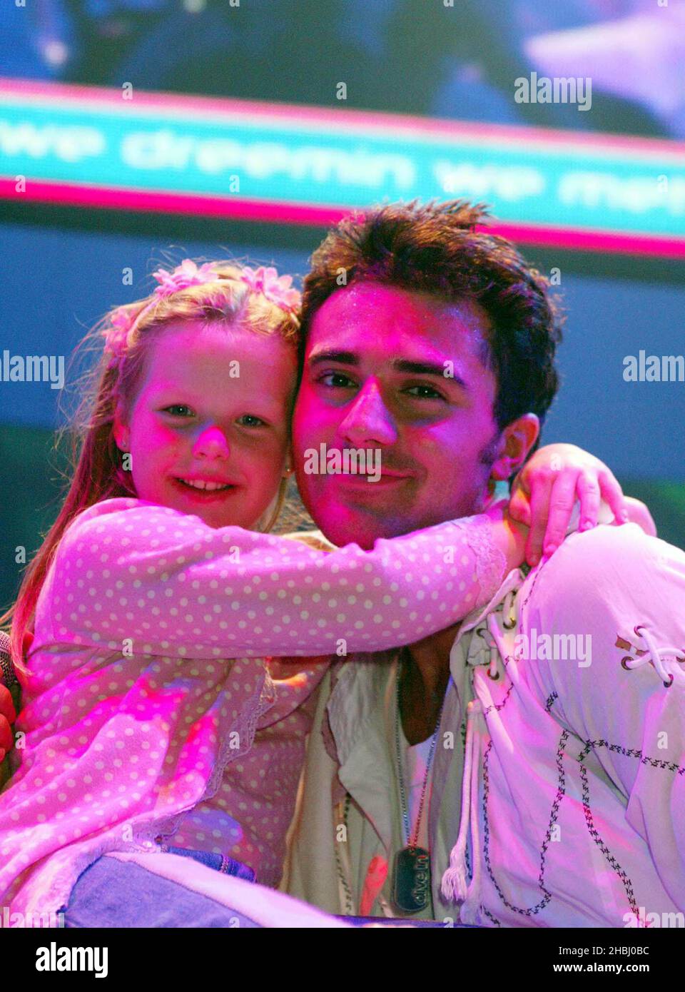 Darius poses live backstage at the Box Live Show at the Birmingham ...