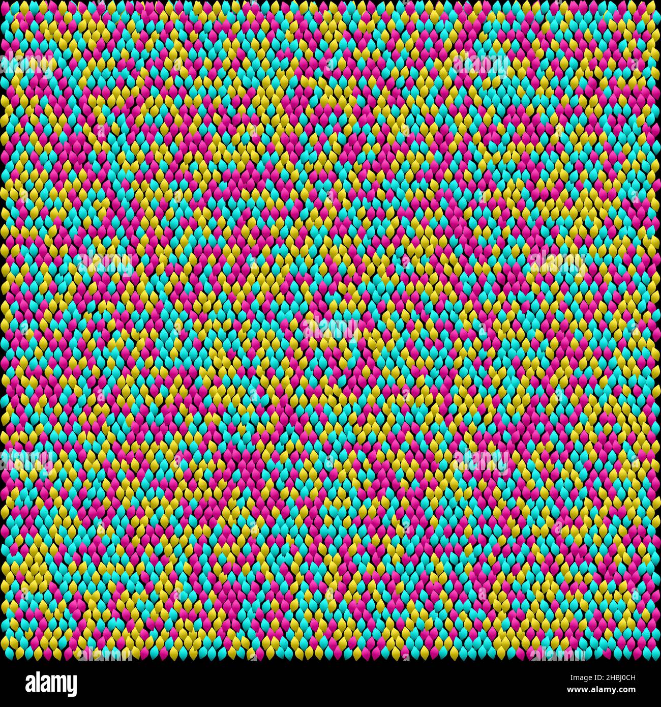 Pixelated point background based on primary colors and their ...