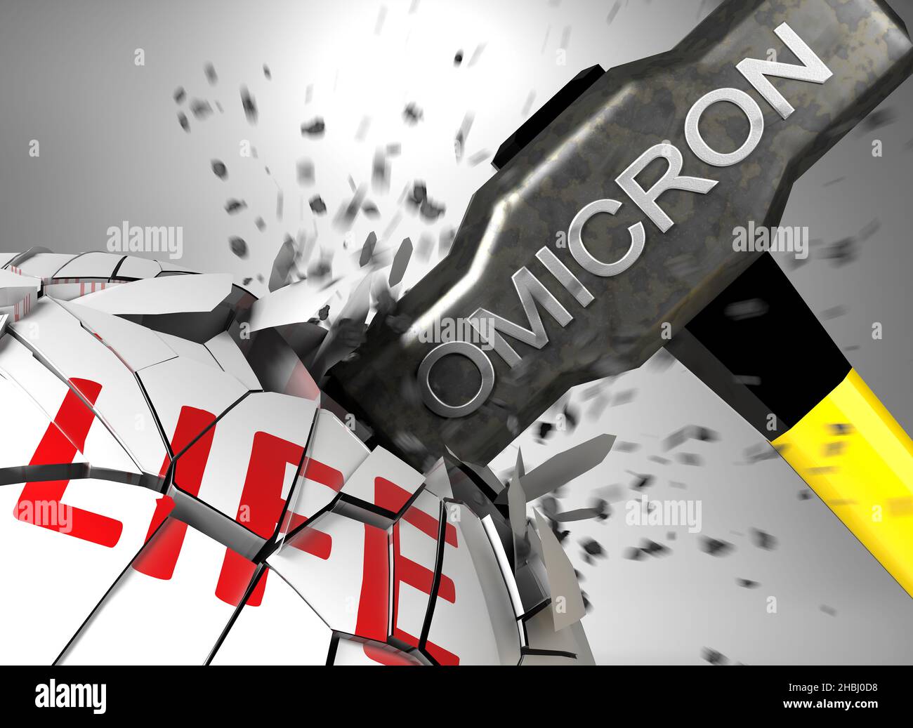 Omicron, the new covid mutation destroying life and causing another ...