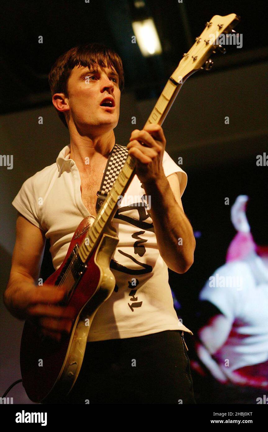 Nicholas McCarthy from Franz Ferdinand play in-store gig at HMV Oxford ...