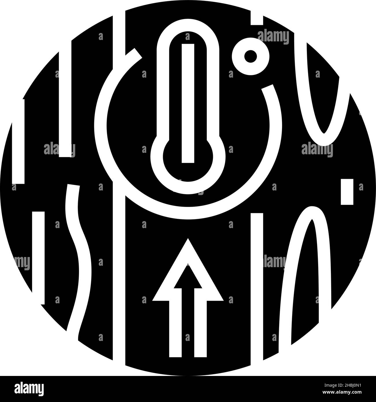 thermal insulation floor glyph icon vector illustration Stock Vector ...