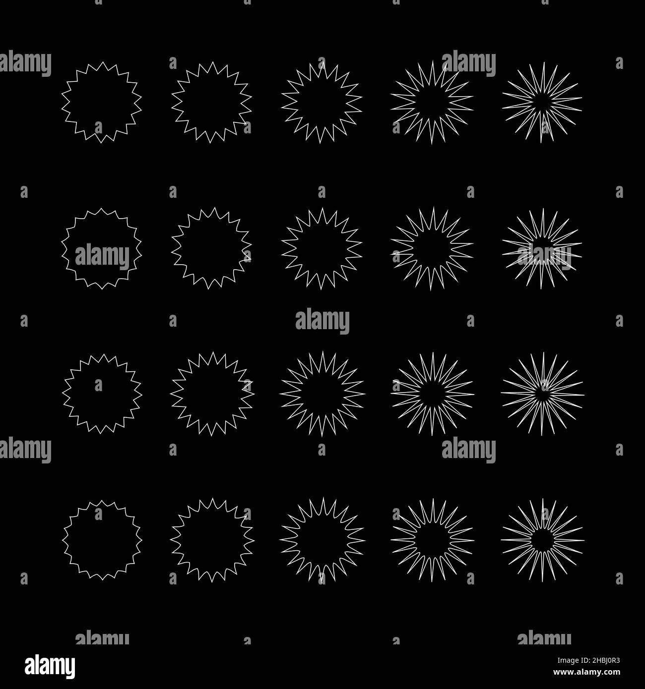 vector retro futuristic design elements star. Retro graphics set , 80s ...