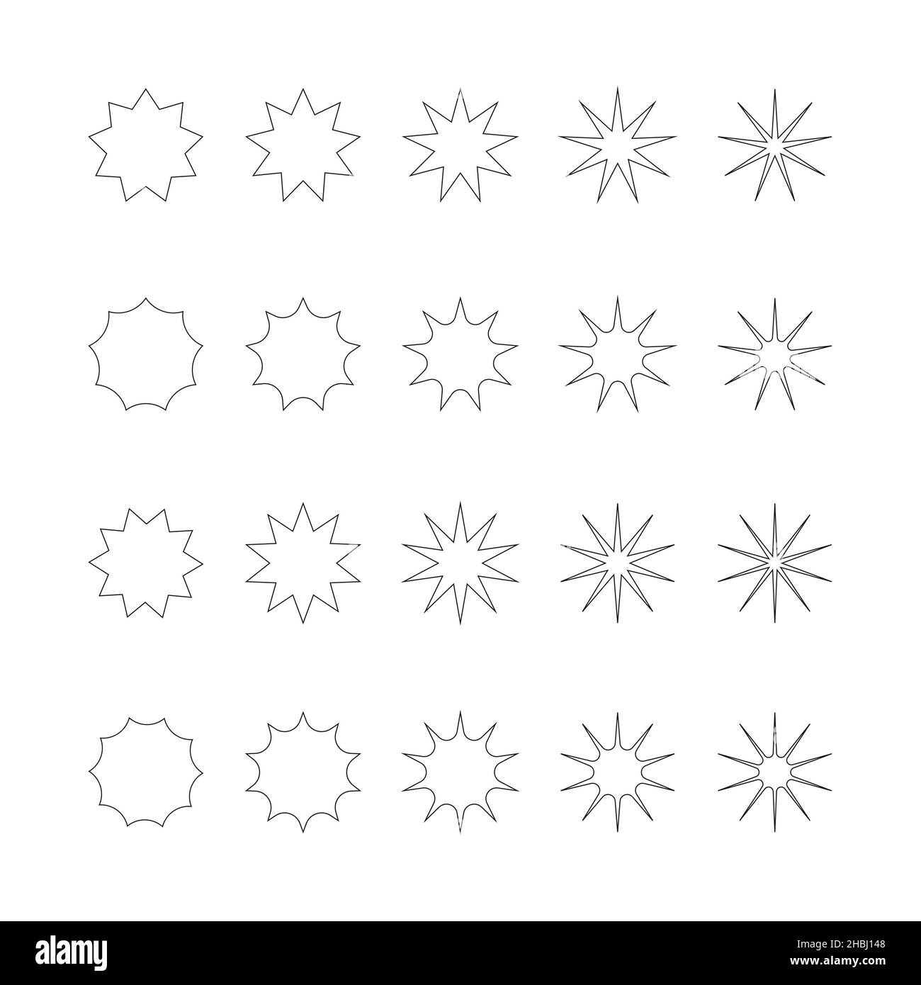 vector retro futuristic design elements star. Retro graphics set , 80s ...
