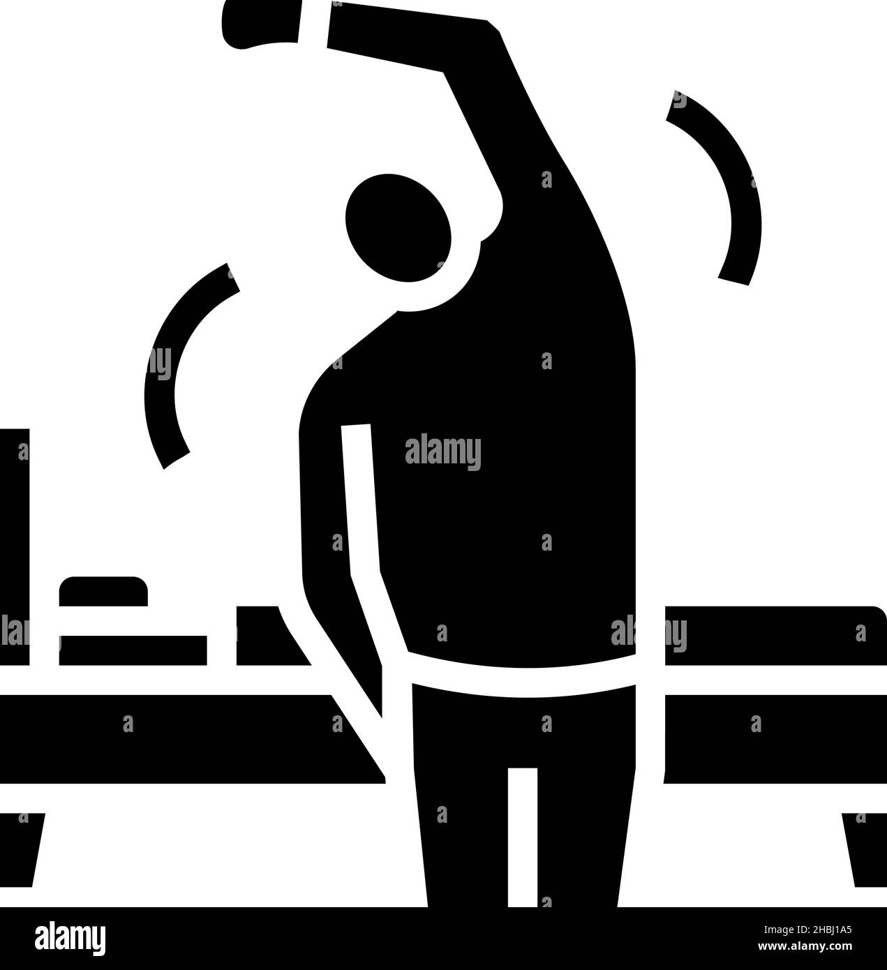 relaxation techniques glyph icon vector illustration Stock Vector Image ...