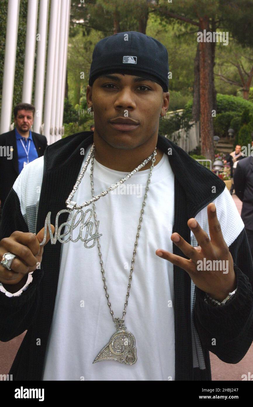 Nelly at the Monte Carlo Music Awards which took place in Monte Carlo ...