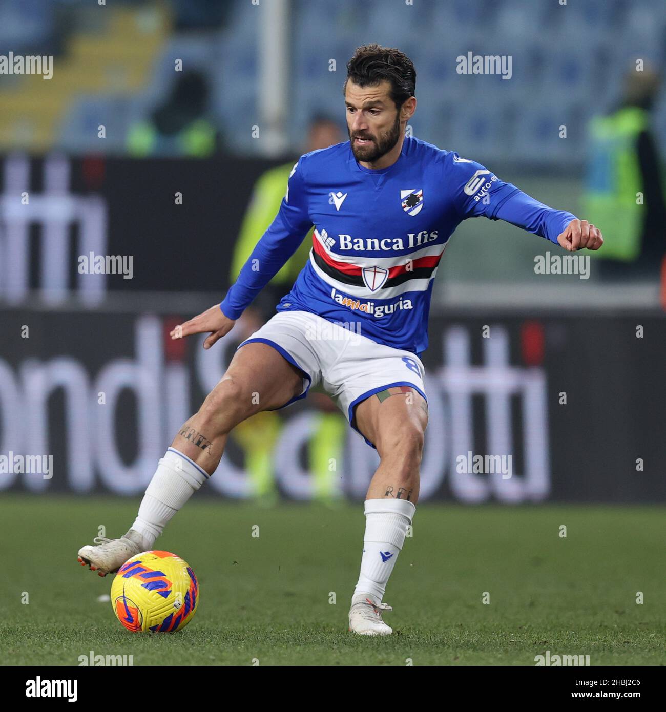 Luigi Ferraris stadium, Genova, Italy, December 19, 2021, Antonio ...