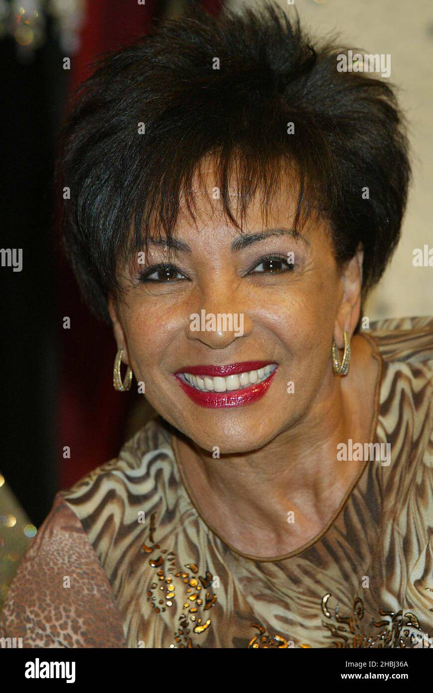 Dame Shirley Bassey Photocall For Fifty Years Of Glittering Gowns A Gala Charity Auction At