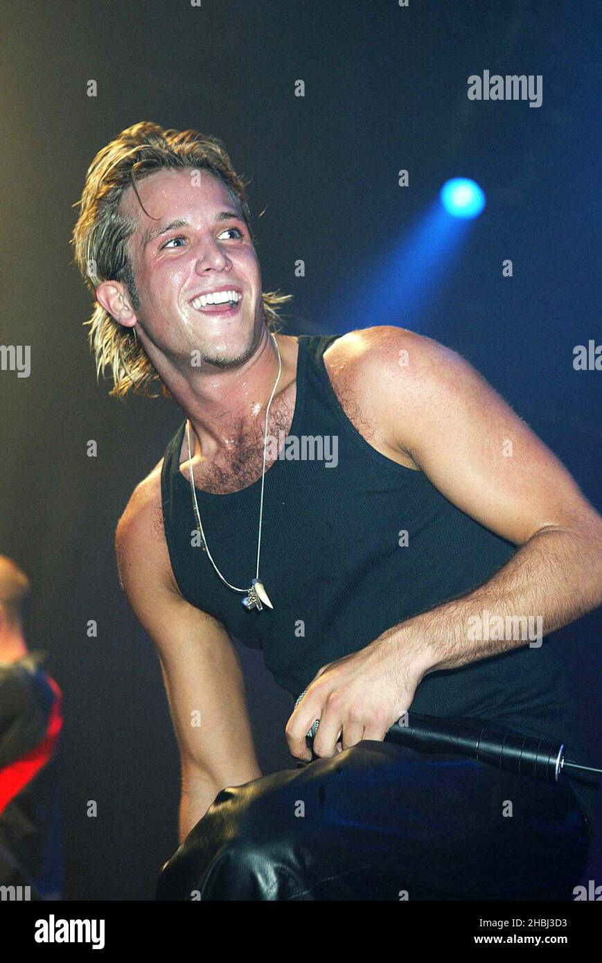 Triple Eight perform live on stage supporting Kym Ryder at the Gay ...