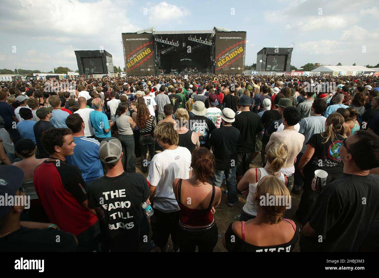Crowd Scene and main stage shot from Mixing Desk at the Carling ...