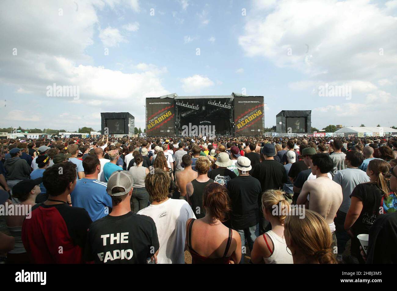 Crowd Scene and main stage shot from Mixing Desk at the Carling ...