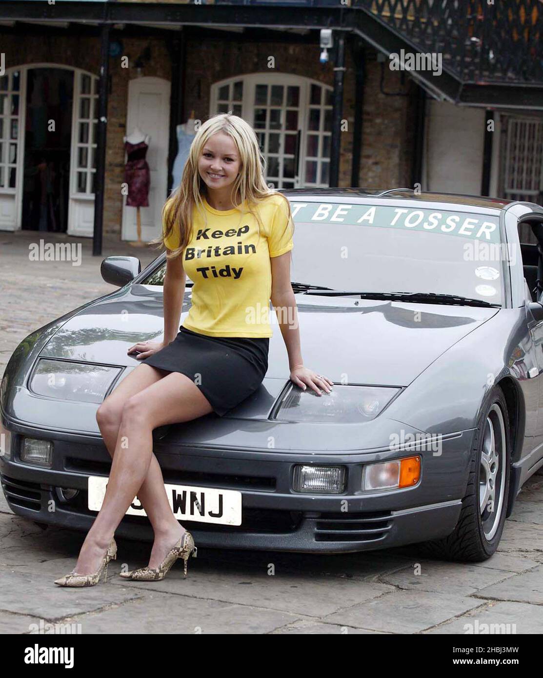 Jennifer Ellison launches'Keep Britain Tidy' and 'Don't Be A Tosser' at ...