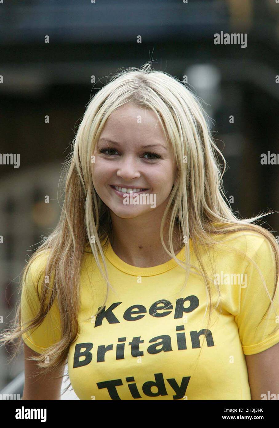Jennifer Ellison launches'Keep Britain Tidy' and 'Don't Be A Tosser' at ...