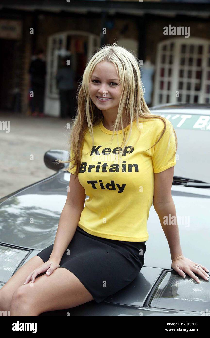 Jennifer Ellison launches'Keep Britain Tidy' and 'Don't Be A Tosser' at ...