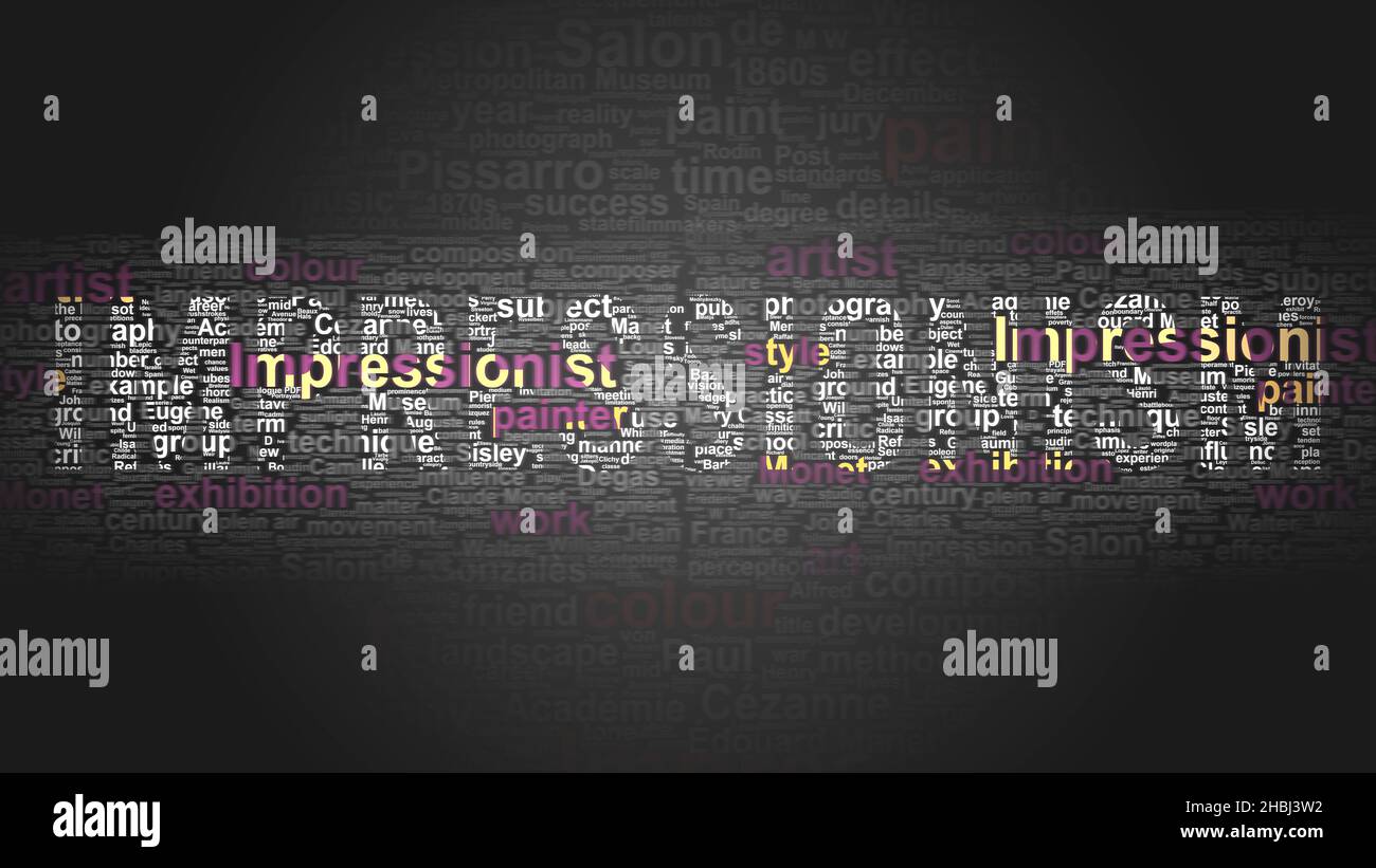 Impressionism - essential terms related to Impressionism arranged by ...