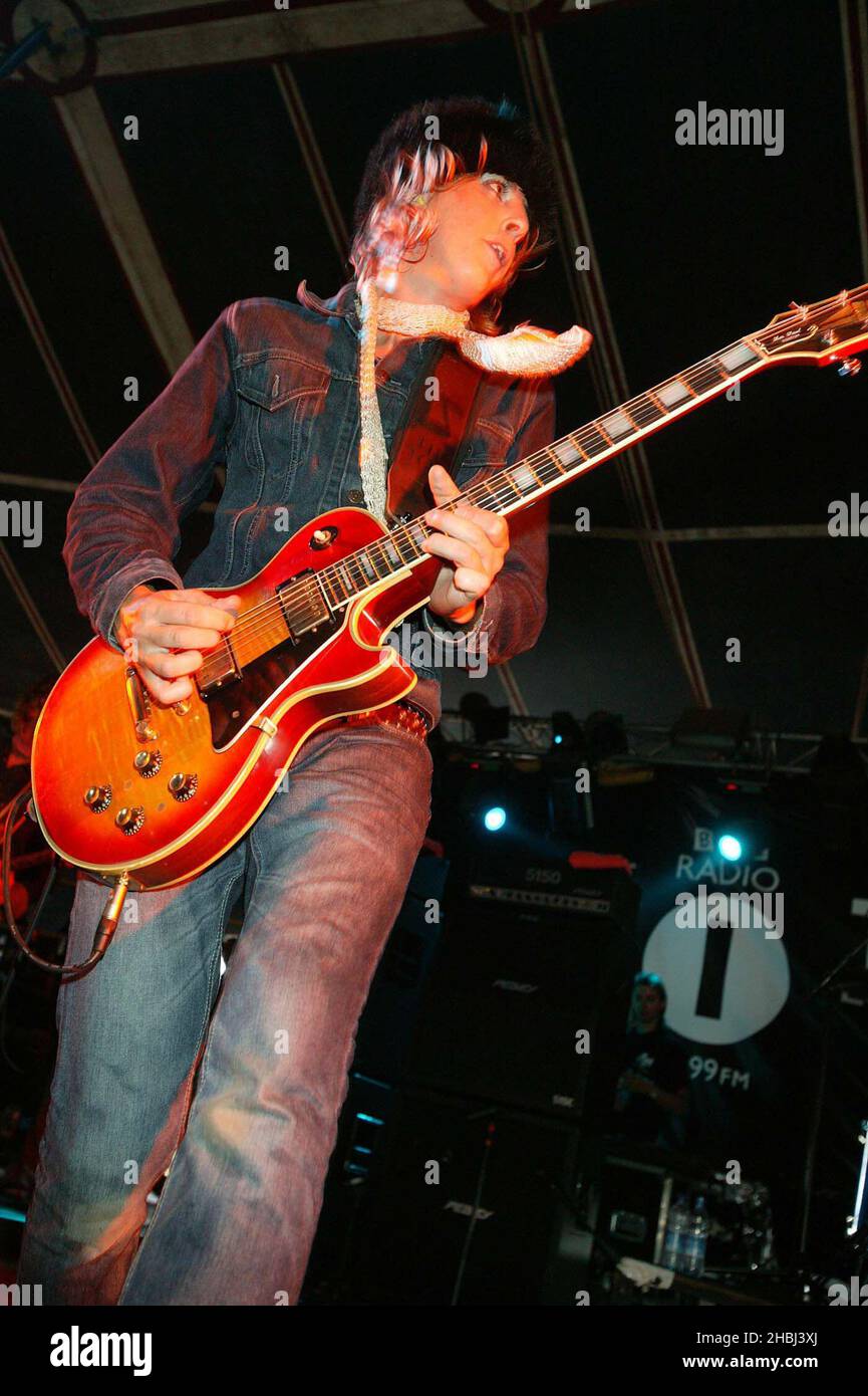 Turbo Negro perform live on the Concrete Jungle Stage at the Carling ...