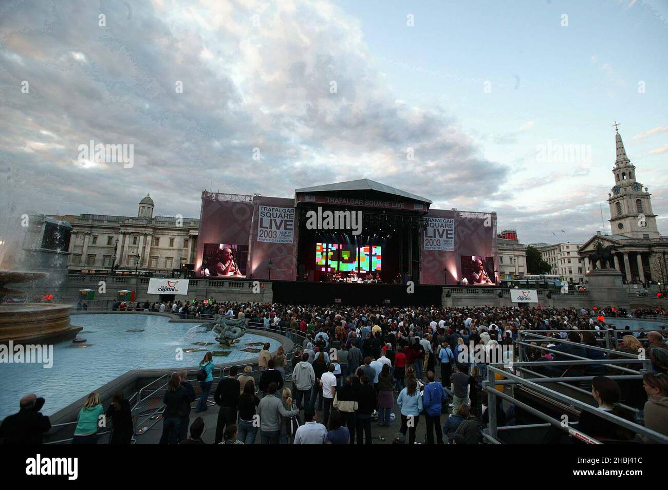 Moorcheeba performs live on stage and general view crowd at the ...