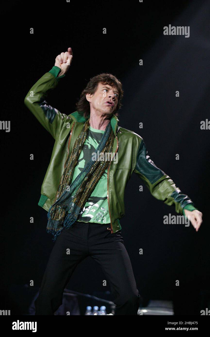 Rolling perform live on stage at the wembley arena london hi-res stock ...