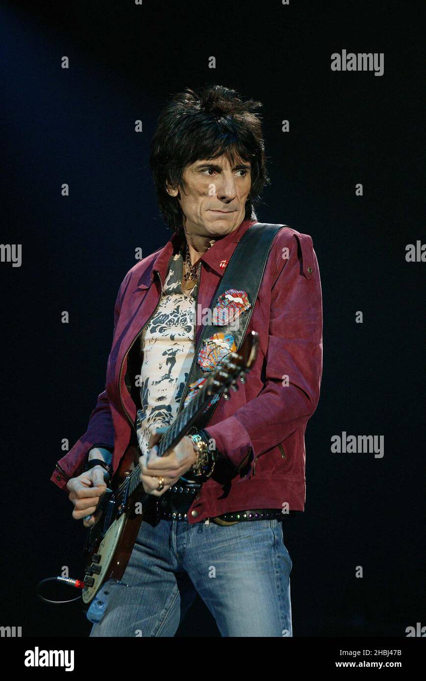 Rolling Stones perform live on stage at the Wembley Arena London Stock ...
