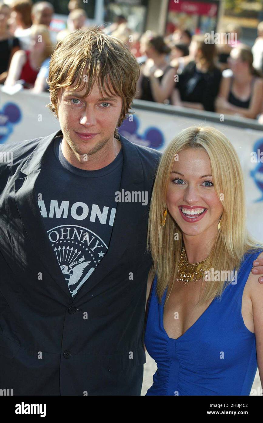 James Redmond and Sarah Manners at Disney Channel Kids Awards at the ...