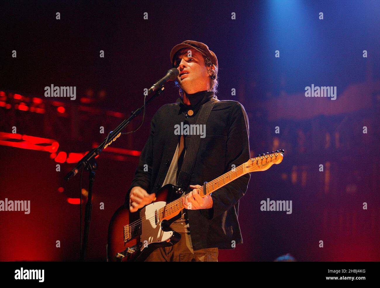 Travis perform live on stage at the MTV Press Launch for Road to ...
