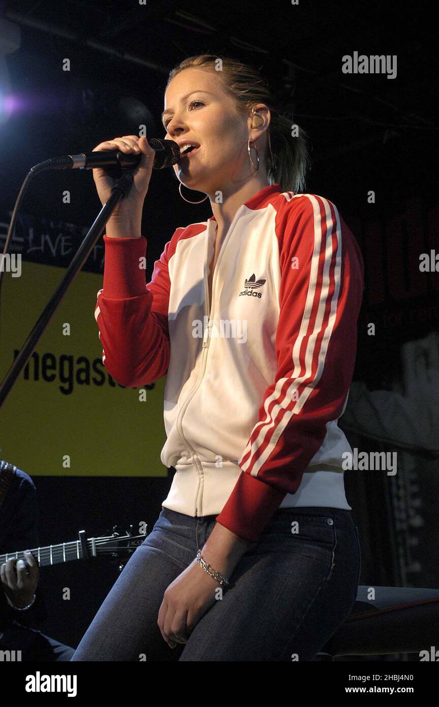 Dido performs live on stage and promotes new album at Virgin Megastore ...