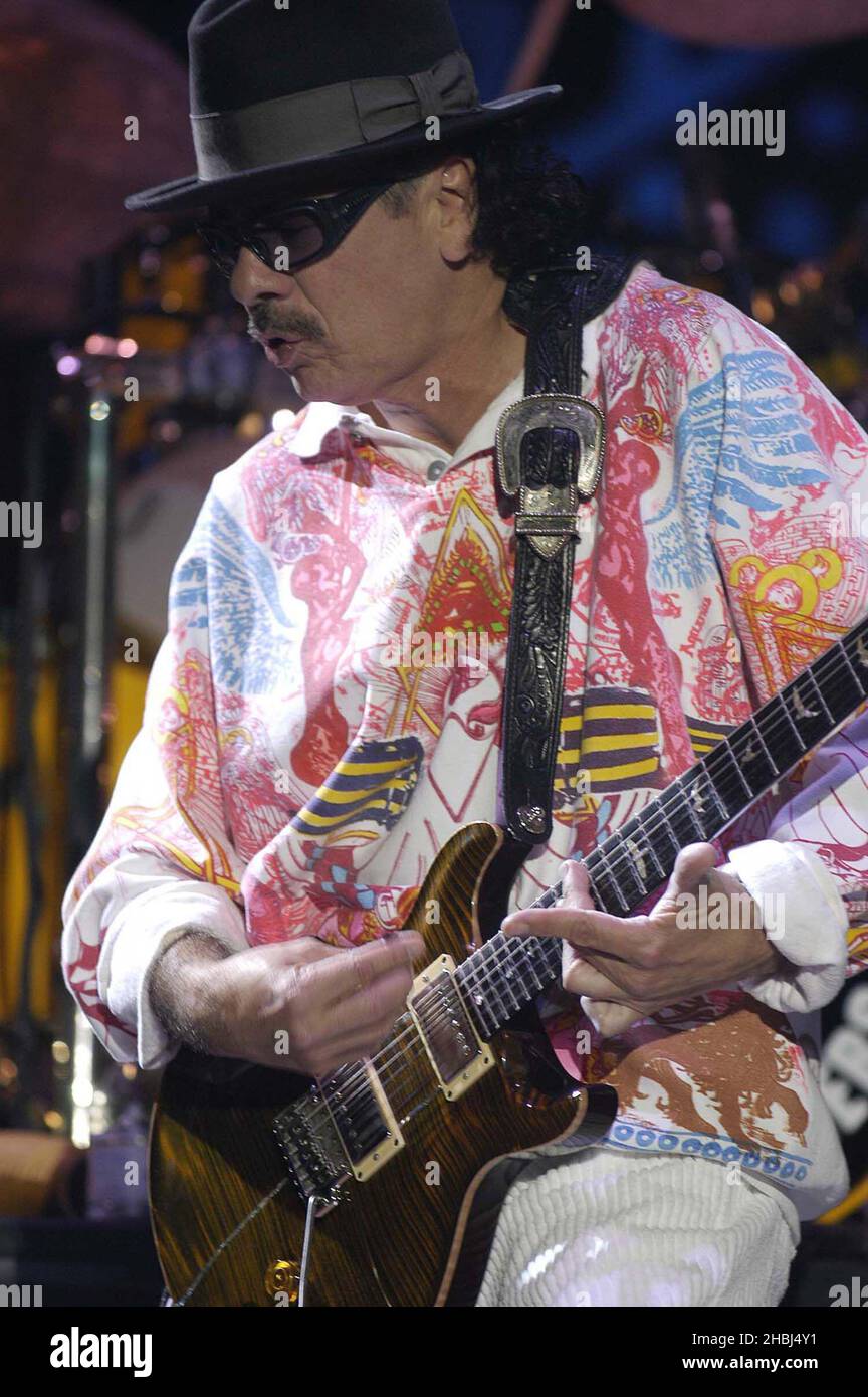 Carlos santana, guitar hi-res stock photography and images - Alamy