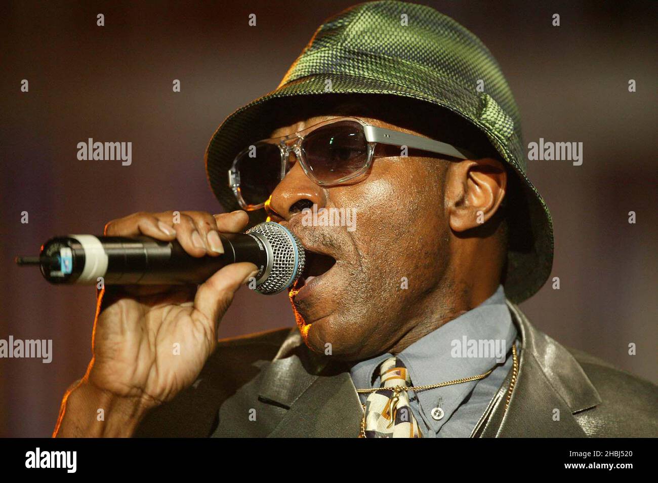 Oliver Cheatham r & b legend performs live on stage at the World Music ...