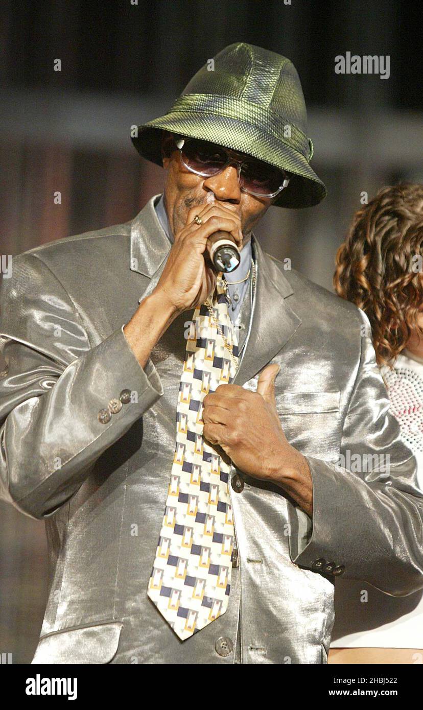 Oliver Cheatham r & b legend performs live on stage at the World Music ...