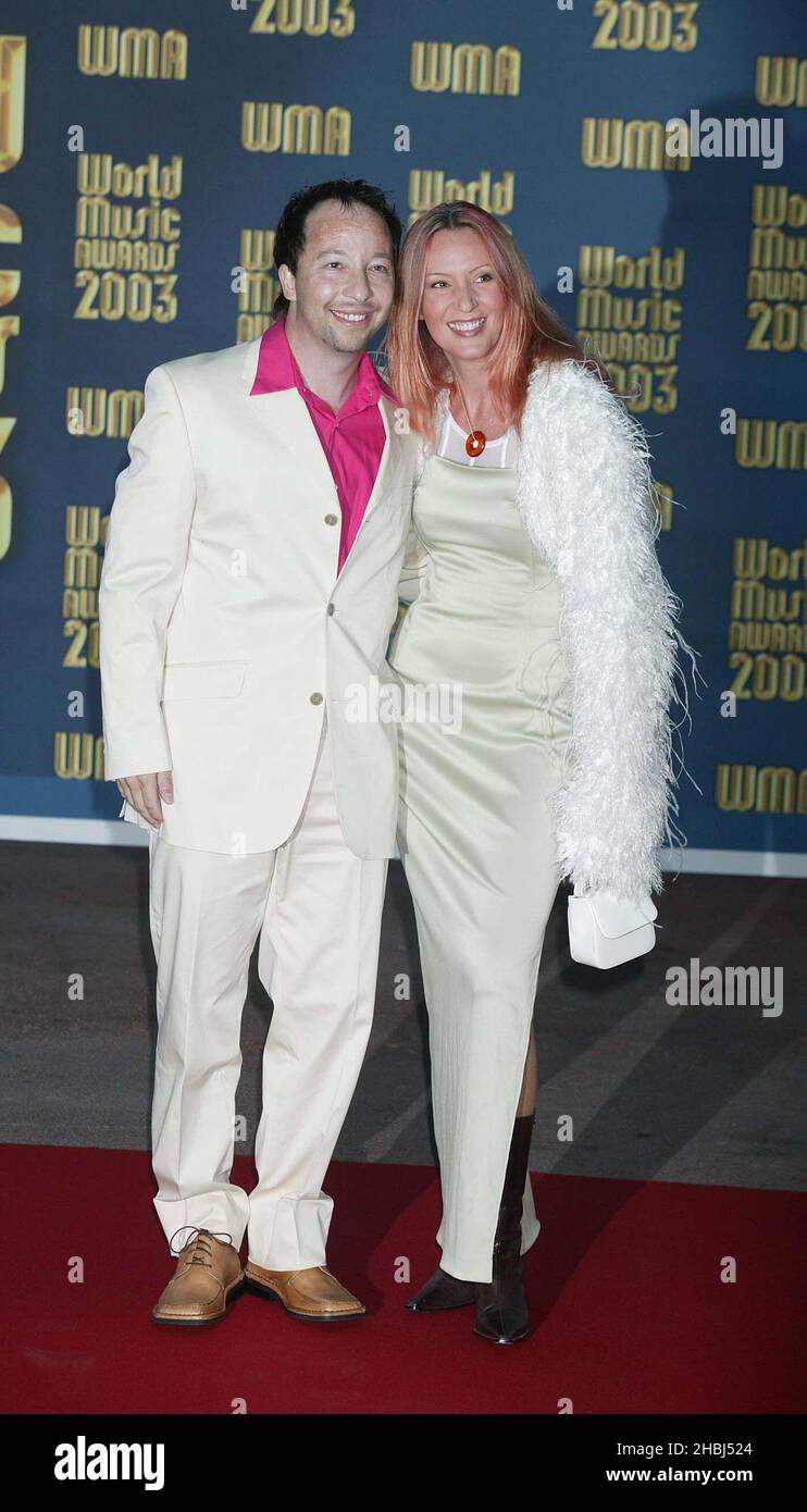 DJ Bobo and partner at the World Music Awards at the Sporting Club ...