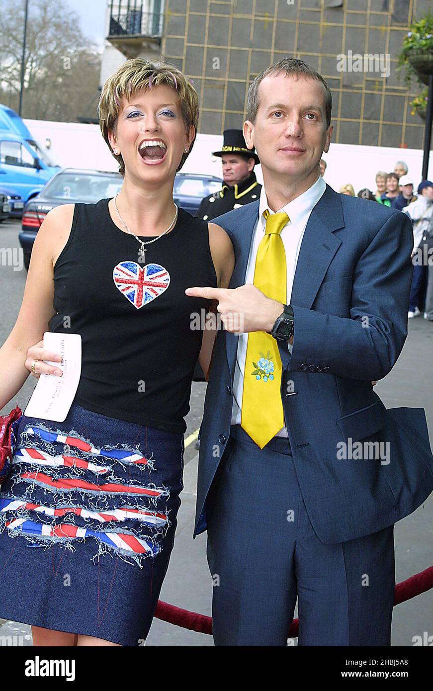 Frank Skinner and girlfriend at the Mirror Pride of Britain Awards at ...