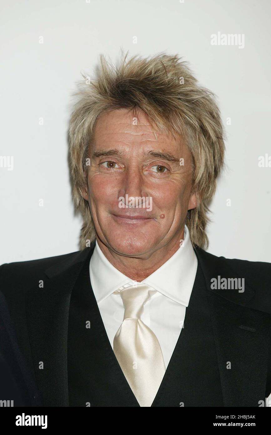 Rod Stewart head shot at the Music Industry Awards at the Grosvenor ...