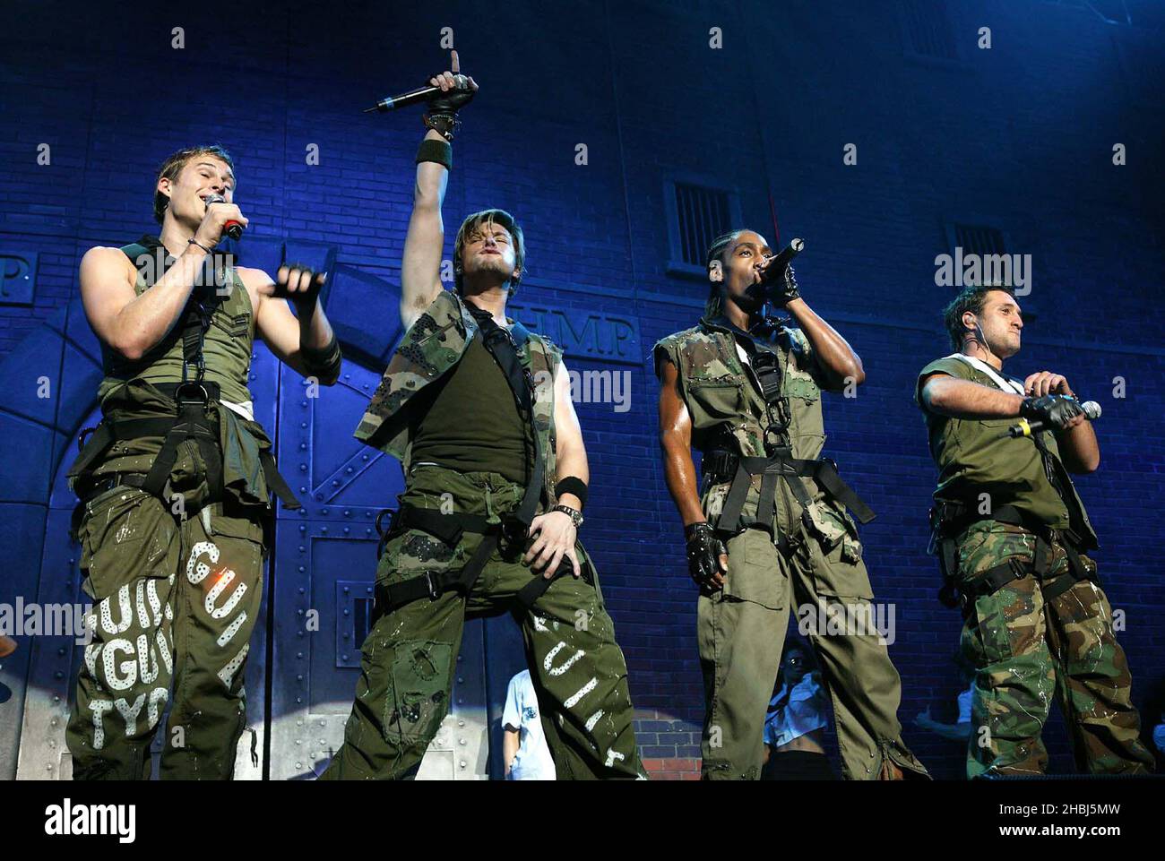 Blue promote their new album "Guilty" and perform live in concert at ...