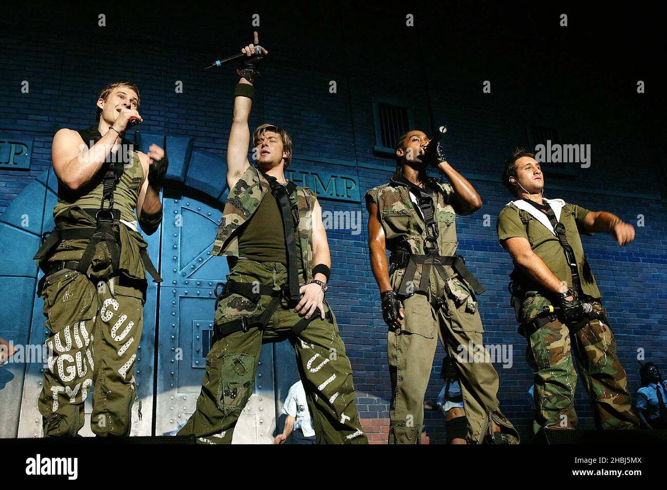 Blue promote their new album "Guilty" and perform live in concert at ...