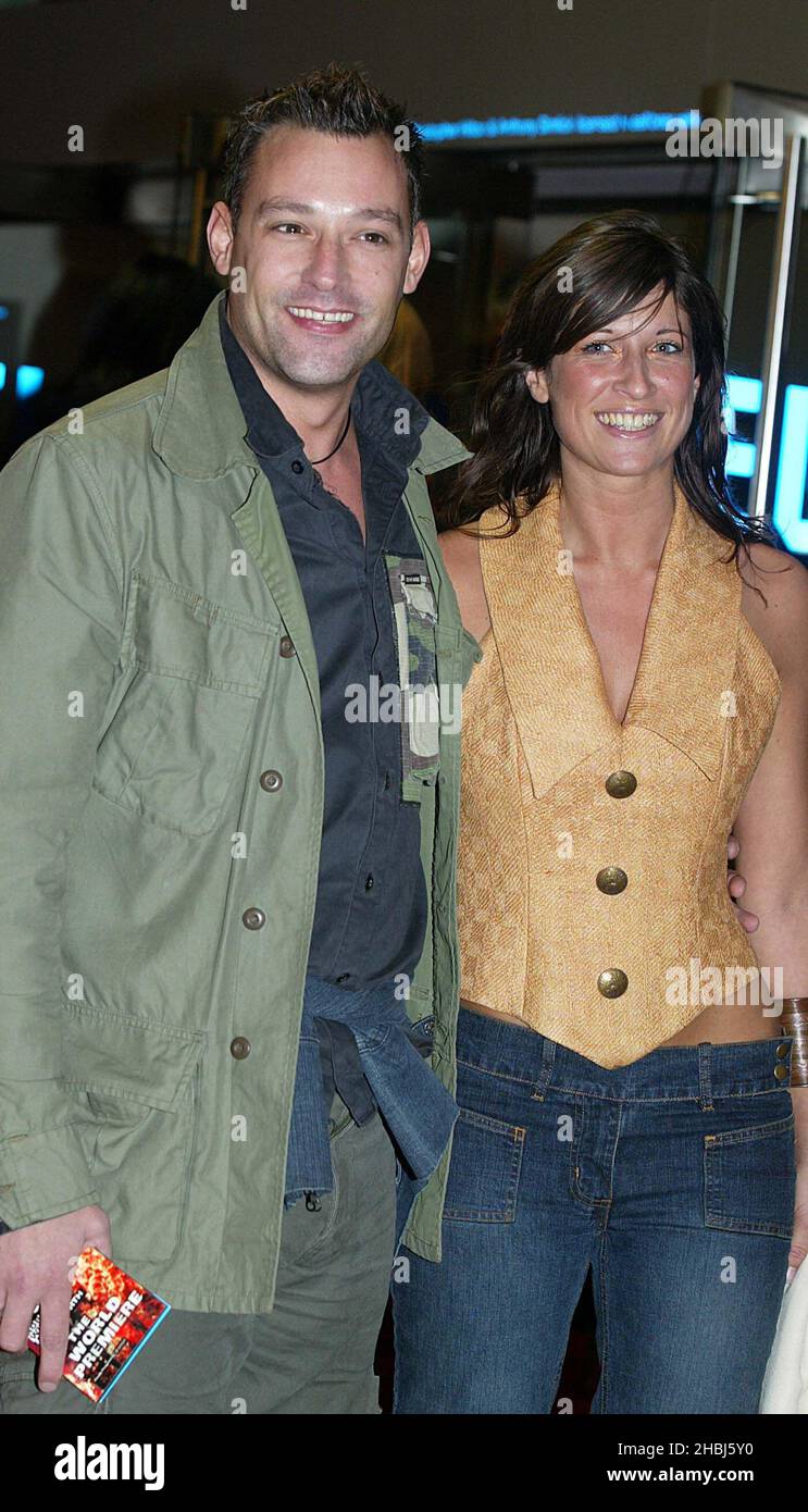 Toby Anstis and lady friend at the DVD Launch Premier of Robbie ...