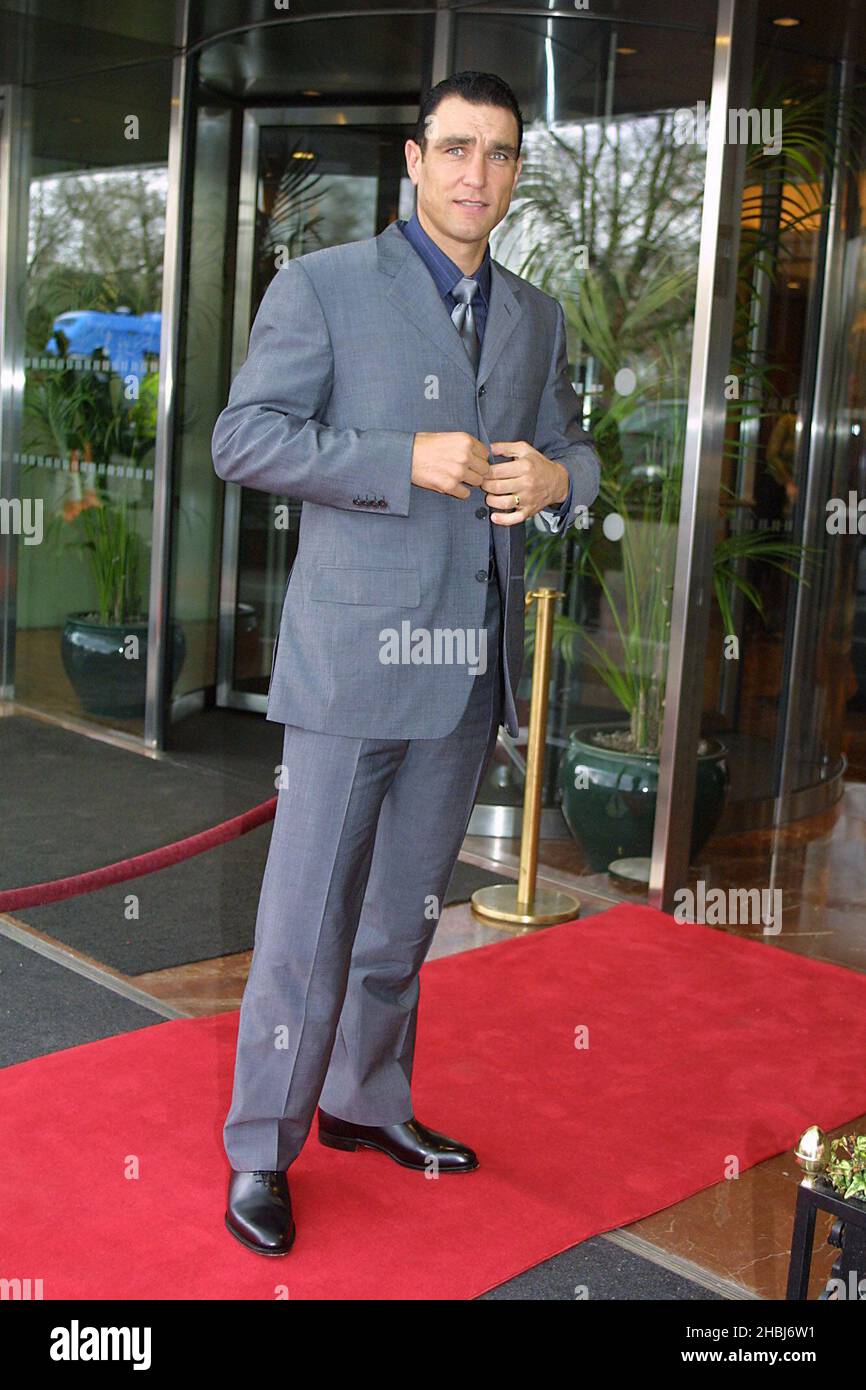 Vinnie Jones at the Mirror Pride of Britain Awards at the Hilton on ...