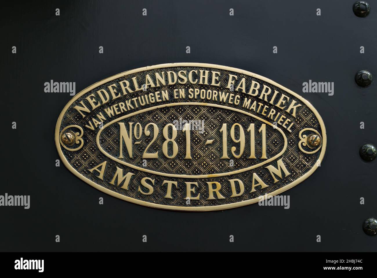 UTRECHT, NETHERLANDS - AUGUST 13, 2019: old emblem saying "Dutch ...