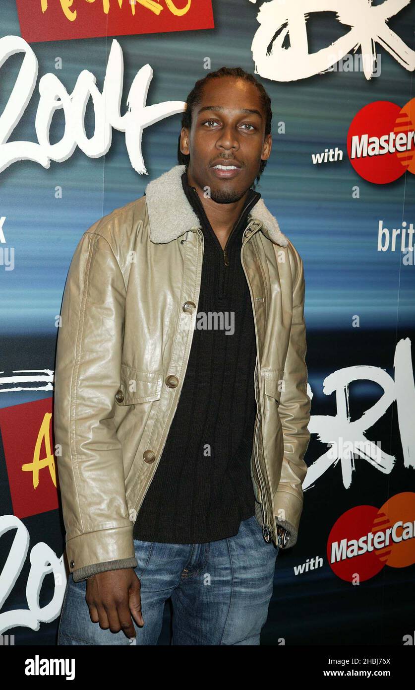 Lemar at the Brit Awards press launch held at London's Park Lane Hotel ...