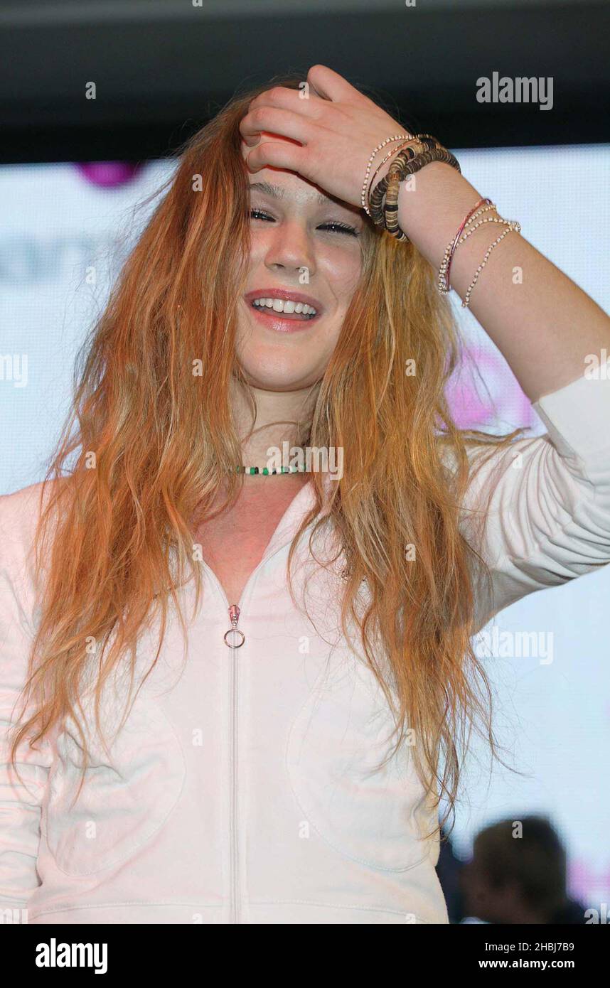 Joss Stones16-year-old soul-edged pop singer appears in-store to sign ...