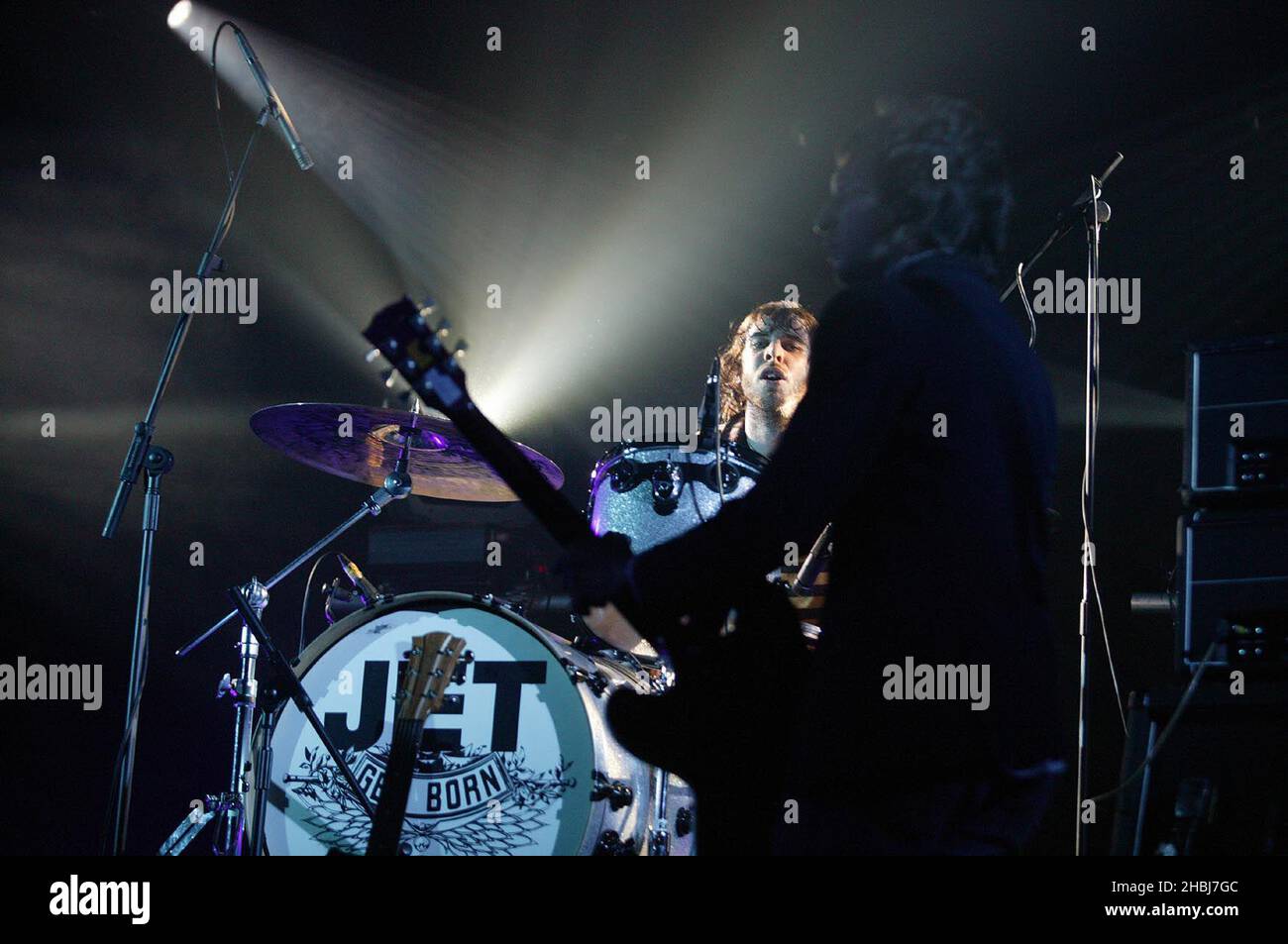 Jet (Australian Rock Group) perform live on stage at the Po Na Na at ...