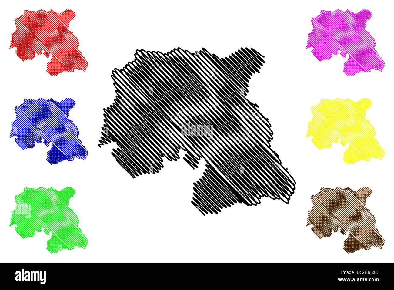 Medchal–Malkajgiri district (Telangana State, Republic of India) map ...