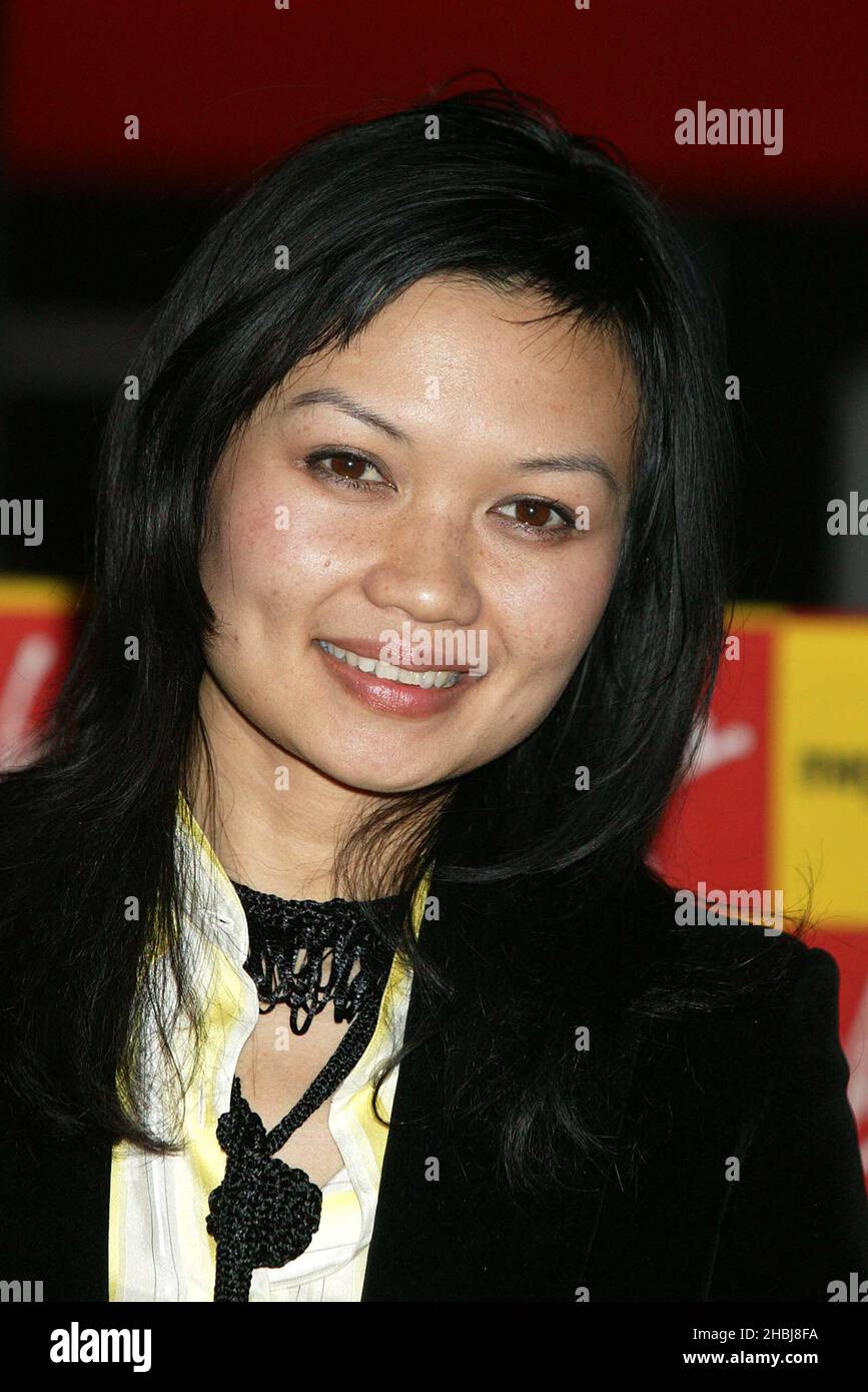 New Zealand singer Bic Runga performs on stage to celebrate today's UK ...