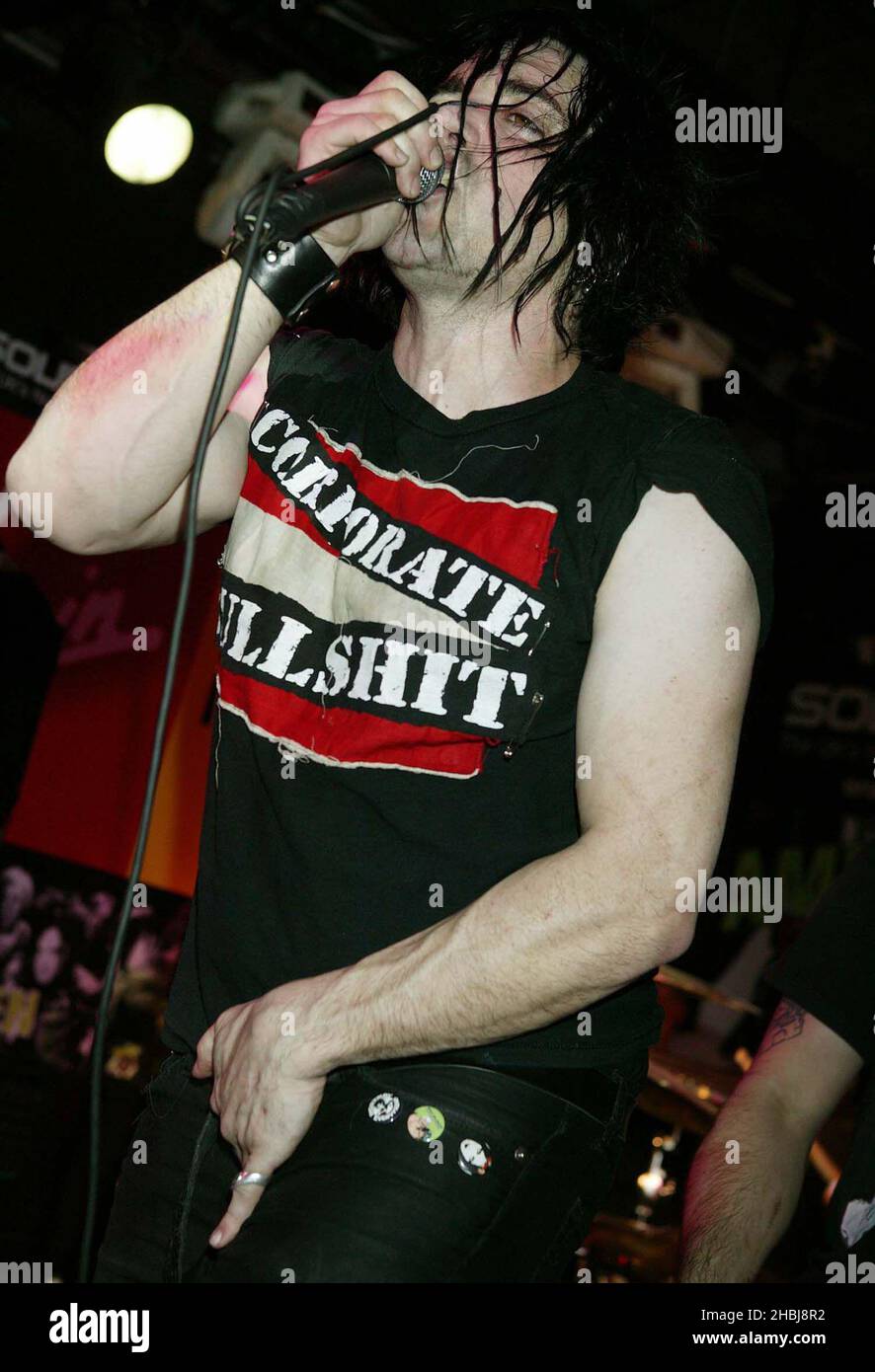 Amen perform live on stage and sign new album at the Virgin Megastore ...