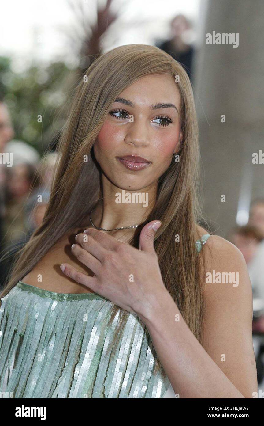 Javine arrives at the capital radio awards hi-res stock photography and ...