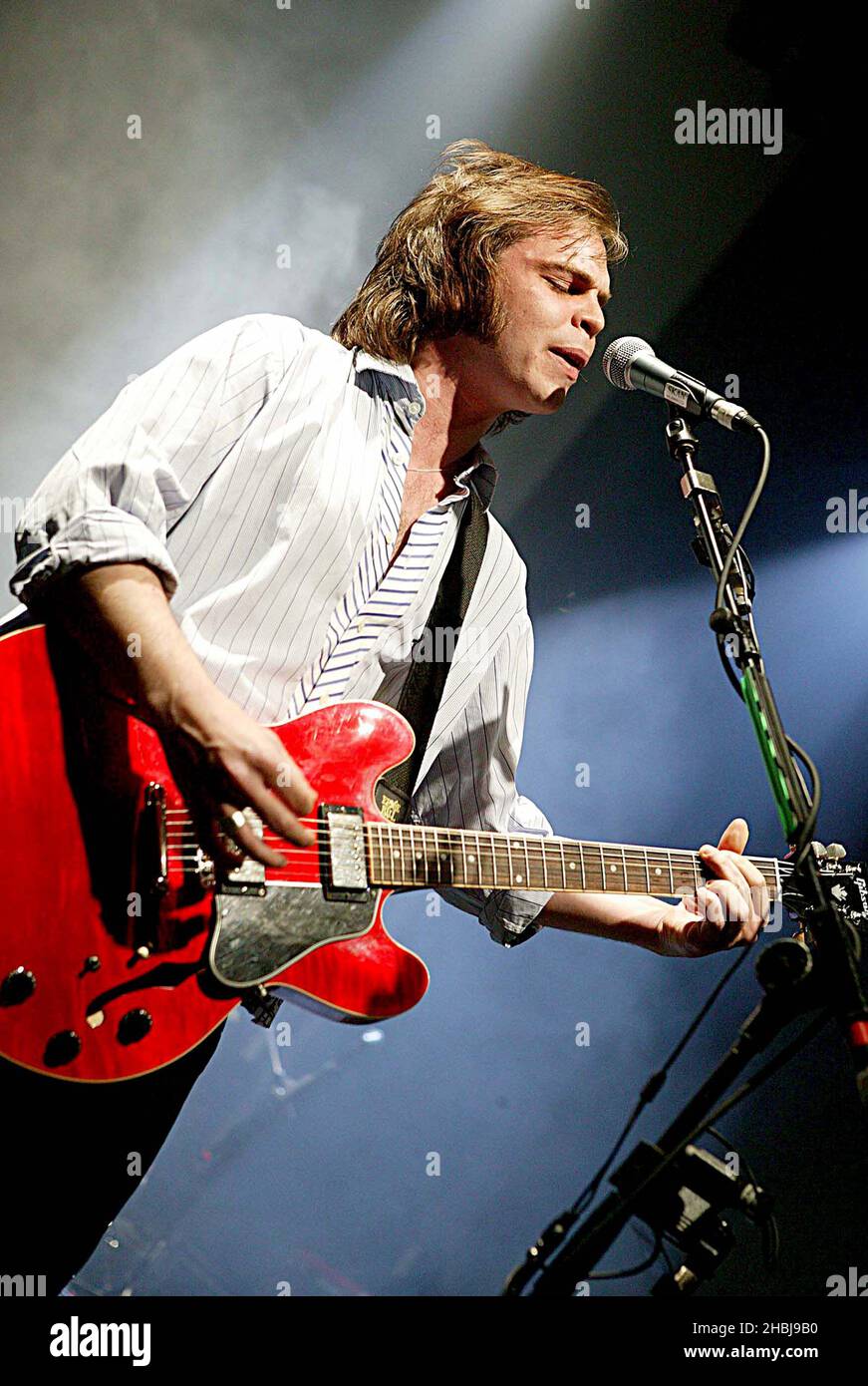 Supergrass performs live on stage at the GAY Astoria in London Stock ...